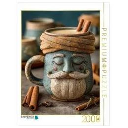 Calvendo Puzzle Chai-Guru in Meditation - Entspannter Gew&uuml;rztee mit Charakter 2000 Teile Lege-Gr&ouml;&szlig;e 90x67cm Foto-Puzzle f&uuml;r gl&uuml;ckliche Stunden