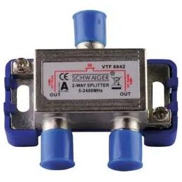 Schwaiger VTF8842 241 SAT-Verteiler 2-fach 5 - 2400MHz