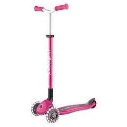 Globber MASTER LIGHTS fuchsia pink, mit Leuchtrollen