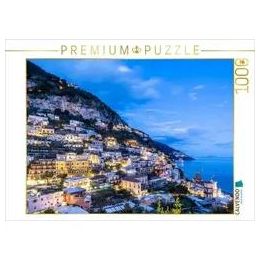 Calvendo Puzzle POSITANO Bezaubernde Abendd&auml;mmerung 1000 Teile Lege-Gr&ouml;&szlig;e 64x48cm Foto-Puzzle f&uuml;r gl&uuml;ckliche Stunden