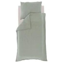 Tr&auml;umeland Kinderbettw&auml;sche TR&Auml;UMELAND "Bio-Baumwolle", gr&uuml;n, B/L: 135cm x 200cm, 1 Stk., 1 Stk., Musselin, B/L: 80cm x 80cm, 2 Stk., Musselin, Obermaterial: 100% Baumwolle, Bettw&auml;sche, GOTS zertifiziert - Bio-Baumwolle