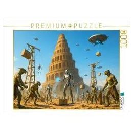 Calvendo Puzzle Turm von Babel - Bau durch Multiversen 1000 Teile Lege-Gr&ouml;&szlig;e 64x48cm Foto-Puzzle f&uuml;r gl&uuml;ckliche Stunden
