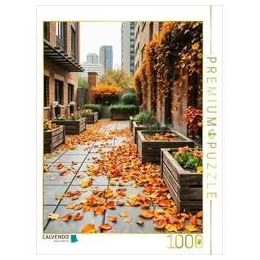 Calvendo Puzzle Goldener Gartenmoment im Oktober 1000 Teile Lege-Gr&ouml;&szlig;e 64x48cm Foto-Puzzle f&uuml;r gl&uuml;ckliche Stunden
