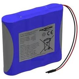 Ansmann 2S2P Akkupack 4x 18650 Kabel Li-Ion 7.2V 6700 mAh