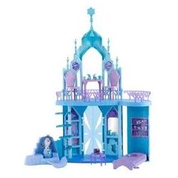 Mattel Disney Die Eisk&ouml;nigin Elsas Eispalast Schloss-Spielset mit Olaf, 5 Spielbereichen und 21 Zubeh&ouml;rteilen