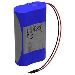 Ansmann 2S1P Akkupack 2x 18650 Kabel Li-Ion 7.2V 2600mAh Akkupack 2x Li-Ion 7.2V 2600 mAh