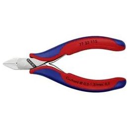 Knipex 77 32 115 Elektronik- u. Feinmechanik Seitenschneider mit Facette 115 mm