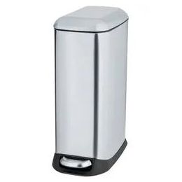 Wenko Treteimer Mod. Design 20 L, Easy-Close, Edelstahl, mit herausnehmbarem Einsatz