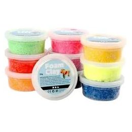 Creativ Company Foam Clay&reg; , sortierte Farben, 10x35 g