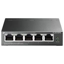 TP-LINK Easy Smart TL-SG105PE Netzwerk Switch 5 Port 10 / 100 / 1000MBit/s PoE-Funktion
