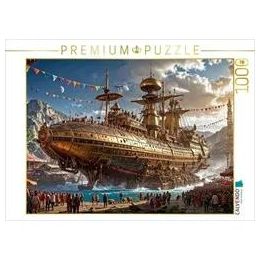 Calvendo Puzzle Das Kreuzfahrtsraumschiff Brass Sunrise am Tag der offenen T&uuml;r 1000 Teile Lege-Gr&ouml;&szlig;e 64x48cm Foto-Puzzle f&uuml;r gl&uuml;ckliche Stunden