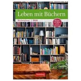 Leben mit B&uuml;chern Wochenplaner 2026 - 53 Blatt mit Weisheit der Woche auf der R&uuml;ckseite