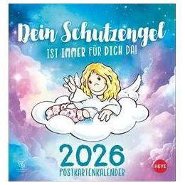 Heye Schutzengel Postkartenkalender 2026