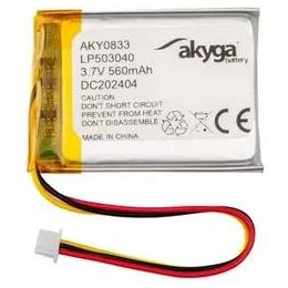 Akyga LP503040 Akkupack x Spezial-Akku LiPo 3.7V 560 mAh