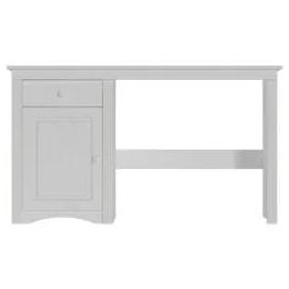 Schreibtisch OTTO HOME "Leuhan", wei&szlig; (wei&szlig;, wei&szlig;, wei&szlig;), B:129cm H:76cm T:48cm, Tische, Schreibtisch, Aus massiver Kiefer, mit einer Schublade, in zwei Farben