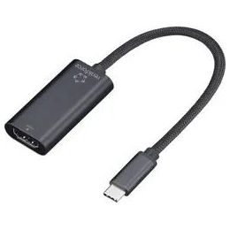 Renkforce RF-6700428 USB-C&reg; / HDMI Adapter [1x USB-C&reg; Stecker - 1x HDMI-Buchse] Schwarz 15 cm