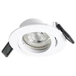 OSRAM HOMELIGHTING 4099854444494 Spotlight Recess Set Incl. Osram LED 4.3W GU10 White LED-Deckenleuchte 4.30 W Wei&szlig;