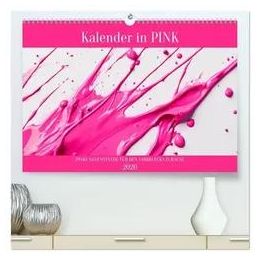 Calvendo Kalender in PINK (hochwertiger Premium Wandkalender 2026 DIN A2 quer), Kunstdruck in Hochglanz