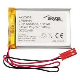 Akyga LP603450 Akkupack x Spezial-Akku LiPo 3.7V 1200 mAh