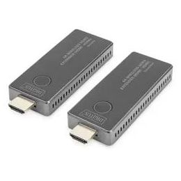 Digitus DS-55323 HDMI-Funk&uuml;bertragung (Set) 30 m 3840 x 2160 Pixel integrierte LED-Anzeige, mobile Variante