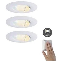 Paulmann 92999 HomeSpa Set Calla LED-Einbauleuchte LED 15W Wei&szlig;
