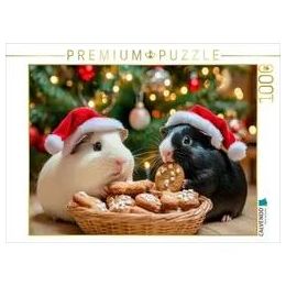 Calvendo Puzzle Knusper, knusper Nagerlein, flauschige Weihnachten 1000 Teile Lege-Gr&ouml;&szlig;e 64x48cm Foto-Puzzle f&uuml;r gl&uuml;ckliche Stunden