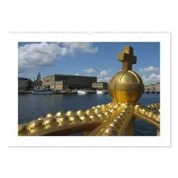 Stockholm - Licht des Nordens (Wandkalender 2026 DIN A2 quer), Calvendo Monatskalender
