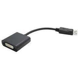 Value DisplayPort / DVI Adapterkabel DisplayPort Stecker, DVI-D 24+1pol. Buchse 0.15 m Schwarz 12.99.3133 DisplayPort-Kabel
