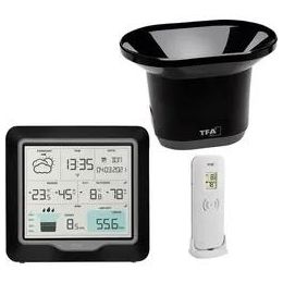 TFA Dostmann RAIN PRO 35.1160.01 Funk-Wetterstation Vorhersage f&uuml;r 12 bis 24 Stunden Anzahl Sensoren max. 3