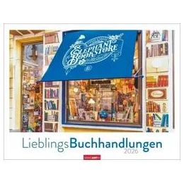 WEINGARTEN Lieblings-Buchhandlungen Kalender 2026