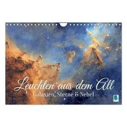 Galaxien, Sterne und Nebel: Leuchten aus dem All (Wandkalender 2026 DIN A4 quer), Calvendo Monatskalender