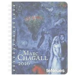 Neumann TeNeues - Marc Chagall Diary 2026 &ndash; Buchkalender 17x22 cm Wochenkalender Deluxe mit poetischen Meisterwerken f&uuml;r Chagall-Fans & Kunstliebhaber