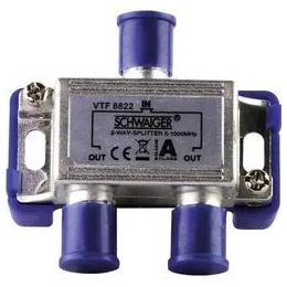 Schwaiger VTF8822 Kabel-TV Verteiler 2-fach 5 - 1000MHz