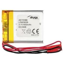 Akyga LP403035 Akkupack x Spezial-Akku LiPo 3.7V 400 mAh