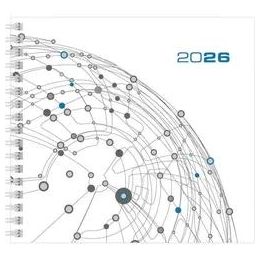 Neumann Zettler Wochenbuch Assessor 1W/2S 2026 &ndash; Buchkalender 16 &times; 15 cm, 1 Woche auf 2 Seiten, Kartoneinband