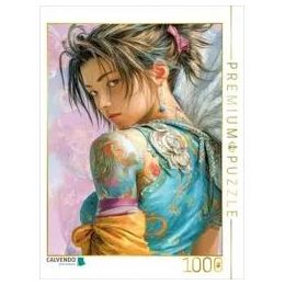 Calvendo Puzzle Taatoo Frauen in Manga-&Auml;sthetik 1000 Teile Lege-Gr&ouml;&szlig;e 64x48cm Foto-Puzzle f&uuml;r gl&uuml;ckliche Stunden