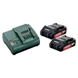 Metabo 685161000 Basic-Set 2 x 2.0Ah Werkzeug-Akku 18V 2.0Ah Li-Ion