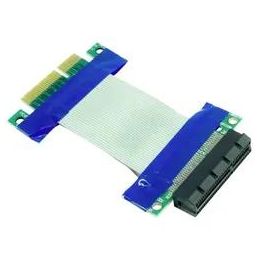 Inter-Tech Riser Card Extender 5cm PCIe x4 Riser-Kabel [1x PCIe - 1x PCIe]