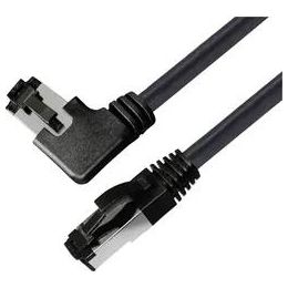 BKL Electronic 144030 RJ45 Netzwerkkabel, Patchkabel CAT 8.1 S/FTP 1.5 m Schwarz Halogenfrei 1 St.