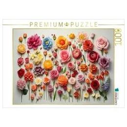 Calvendo Puzzle Zarte Bl&uuml;ten arrangiert 1000 Teile Lege-Gr&ouml;&szlig;e 64x48cm Foto-Puzzle f&uuml;r gl&uuml;ckliche Stunden