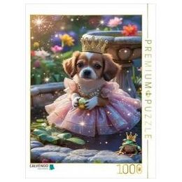 Calvendo Puzzle Die Froschk&ouml;nig-Prinzessin 1000 Teile Lege-Gr&ouml;&szlig;e 64x48cm Foto-Puzzle f&uuml;r gl&uuml;ckliche Stunden
