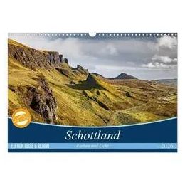 Schottland Farben und Licht (Wandkalender 2026 DIN A3 quer), Calvendo Monatskalender