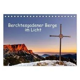 Berchtesgadener Berge im Licht (Tischkalender 2026 DIN A5 quer), Calvendo Monatskalender