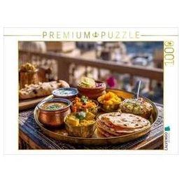 Calvendo Puzzle Indien: Thali 1000 Teile Lege-Gr&ouml;&szlig;e 64x48cm Foto-Puzzle f&uuml;r gl&uuml;ckliche Stunden