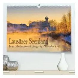 Calvendo Lausitzer Seenland - Junge Urlaubsregion mit einzigartiger Wasserlandschaft (hochwertiger Premium Wandkalender 2026 DIN A2 quer), Kunstdruck in Hochgl