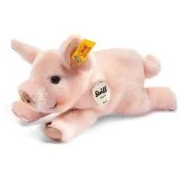 Steiff 280016 - Kleiner Freund Schweinchen Sissi, liegend, rosa, Webpelz, 22 cm