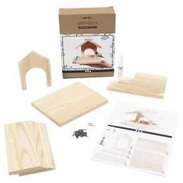 Creativ Company Vogelhaus, Bausatz DIY-Set aus Holz