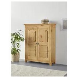 Schuhkommode OTTO HOME "Rauna", beige (natur), B:113cm H:138cm T:39cm, Massivholz, Sideboards, Schuhkommode, aus massiver Kiefer, viel Stauraum