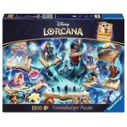 Ravensburger Erwachsenenpuzzle 1000 Teile - Disney Lorcana - Glimmers of the Realm: Sapphire