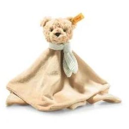 Steiff 242281 - Jimmy Teddyb&auml;r Schmusetuch, beige, Pl&uuml;sch/Baumwolle, 26 cm